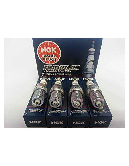 4 bujías de alto rendimiento NGK Iridium IX BKR8EIX para motor 2.0 ...