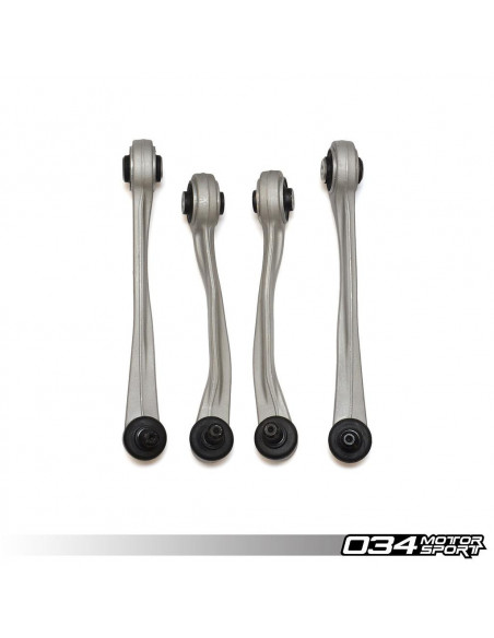 Reinforced front suspension arm set 034Motorsport For Audi A4 S4 A5 S5 ...