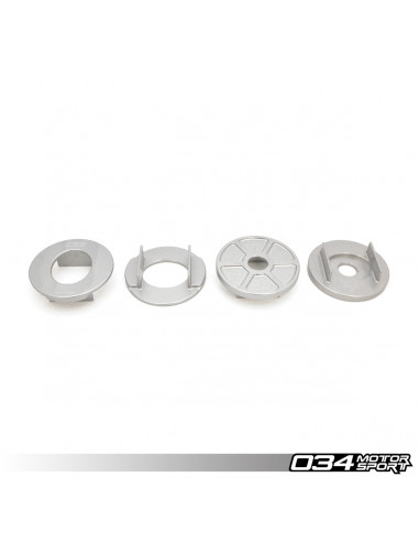 Kit inserts support berceau arrière 034Motorsport pour Audi A4 A5 B8 B8.5 2.0 3.2 FSI TFSI