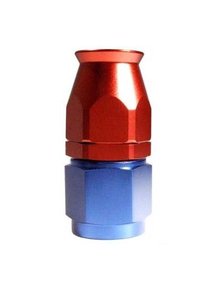 STRAIGHT fitting DASH 12 an12 - 200 series - blue and red