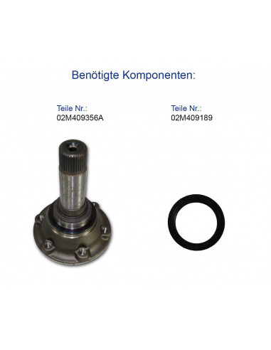 Kit de conversión de caja de cambios 02M golf 4 R32 / Audi S3 8L / TT ...