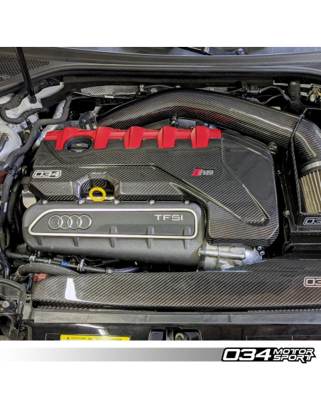 034Motorsport carbon engine cover for Audi TTRS 8S RS3 8.5V 2.5 TFSI ...