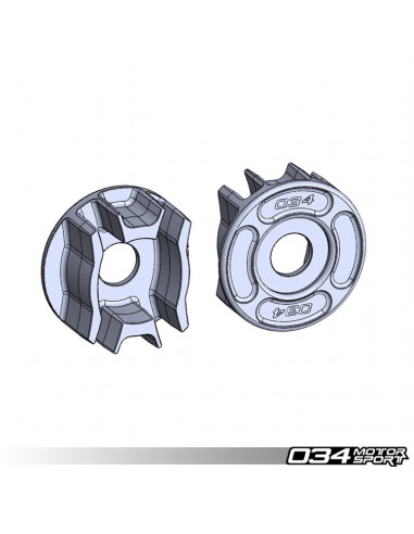 Insert aluminium support différentiel arrière 034Motorsport pour Audi A4 A5 S4 S5 RS4 RS5 B8 A6 ...