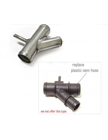 Pipe d'eau ALUMINIUM pour moteur 2.0 TFSI EA113 Golf 5 A3 8P TT TTS EOS PASSAT JETTA 1K0121087