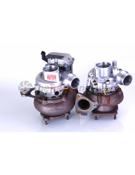 Pair of TTE750 VTG turbos for Porsche 911 991.1 and 991.2 Turbo / Turbo ...