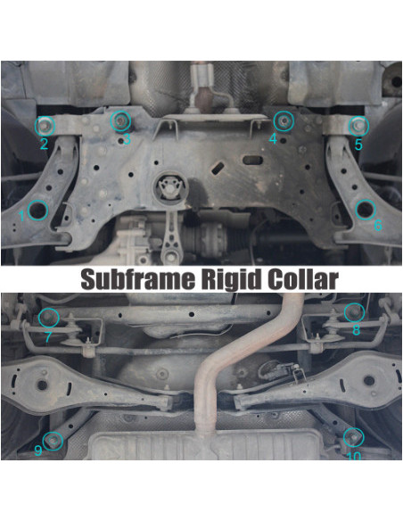 Kit insert washers cradle alignment Volkswagen Golf 7 GTI R / A3 S3 8V ...