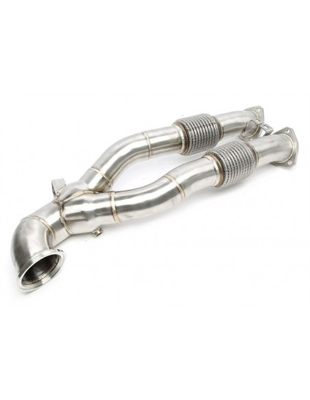 Turbo Downpipe decatalyst lowering in 70mm for AUDI RS3 8V2 TTRS 8S 2.5 ...
