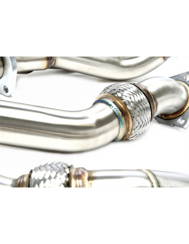 Demi collecteur et descente d'échappement INOX TA Technix pour ...