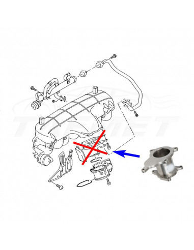 EGR Valve removal kit for Audi A4 A6 2.0 TDI BVA BVF BVG BLB