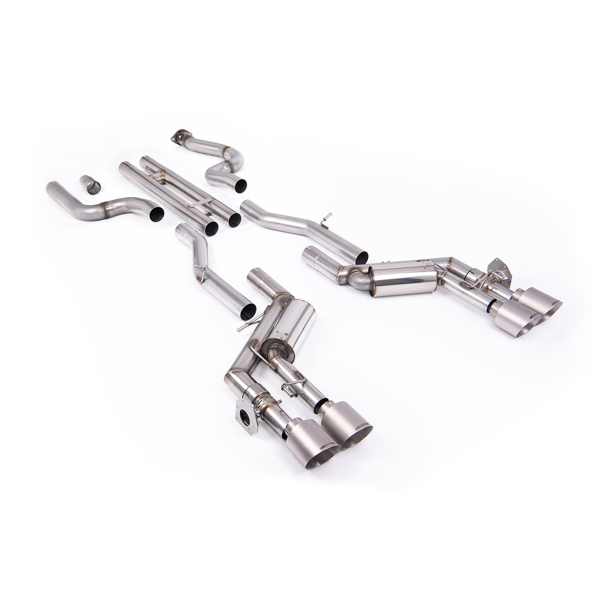 Ligne échappement 70mm en inox Milltek pour CHEVROLET Camaro 6 SS 6.2 ...