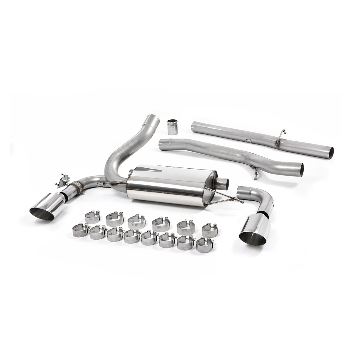 Milltek 70mm stainless steel exhaust line for TOYOTA Camry TD 3.5L V6 ...