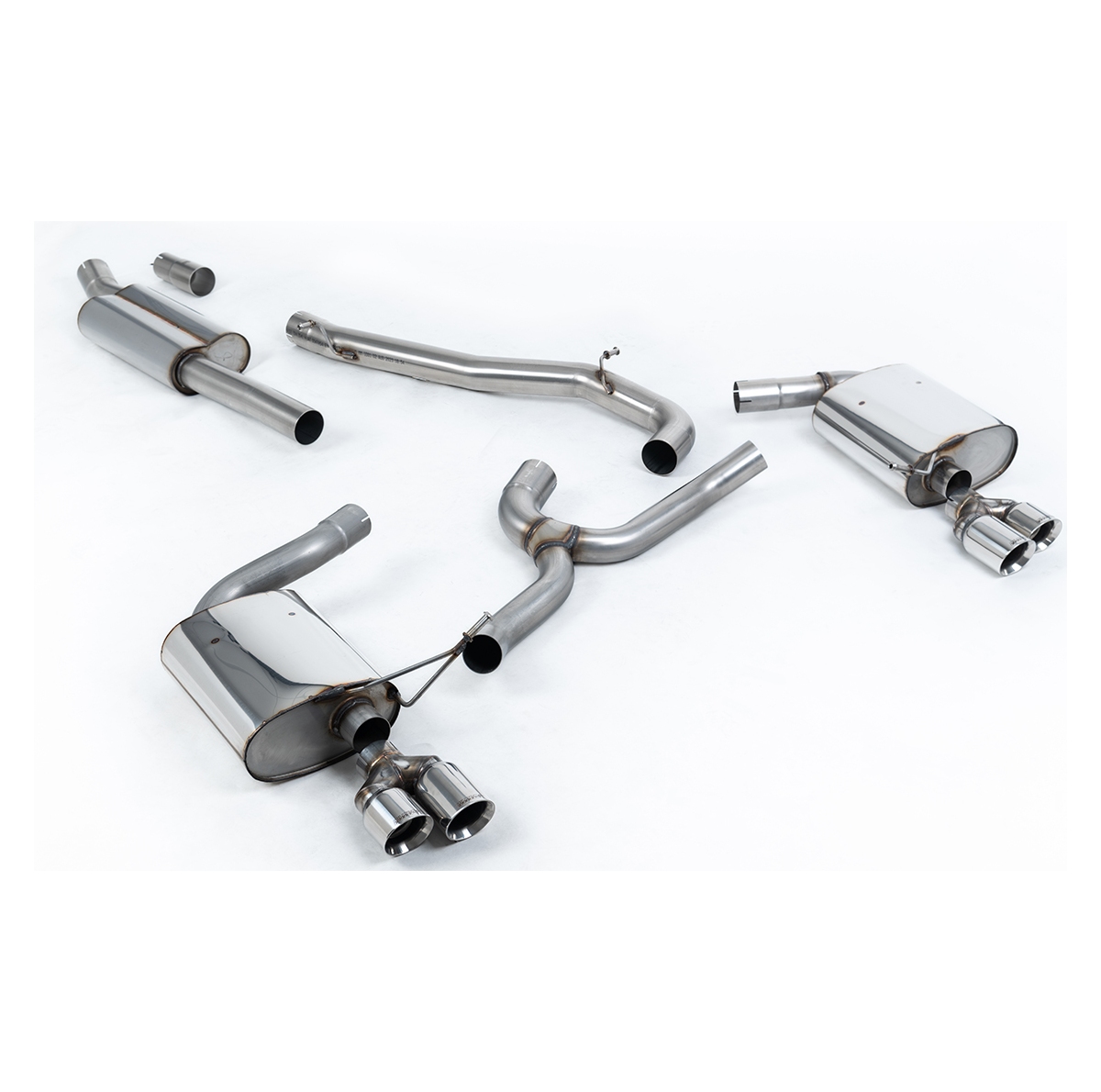 Milltek 70mm stainless steel exhaust line for TOYOTA Tacoma 3.5L V6 ...