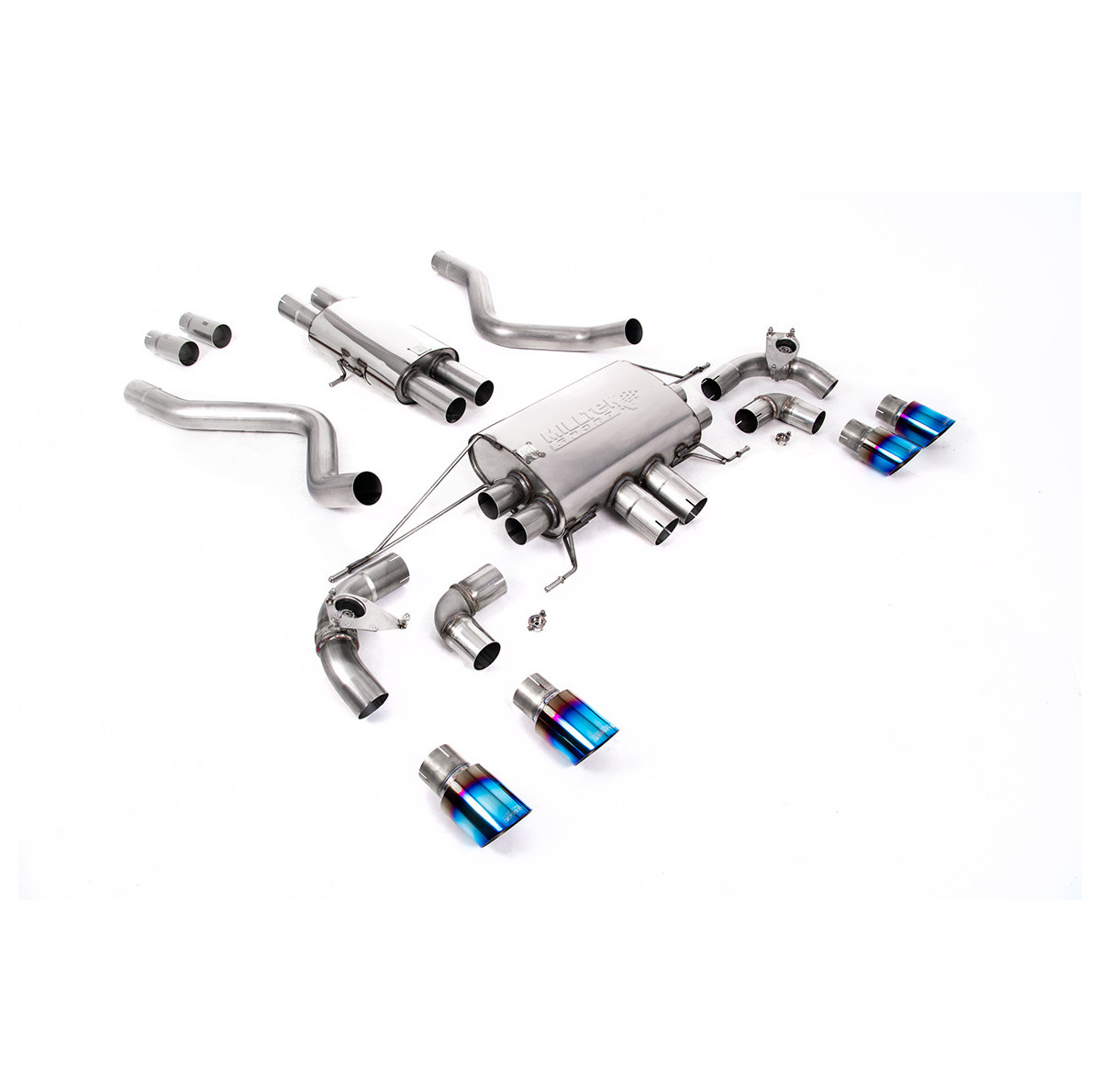 Milltek 70mm exhaust system with or without primary silencer for LAND ...